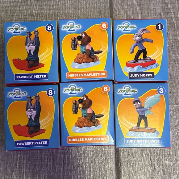 McDonald's | Toys | Mcdonalds Zootopia Toy Set Blue And Orange | Poshmark